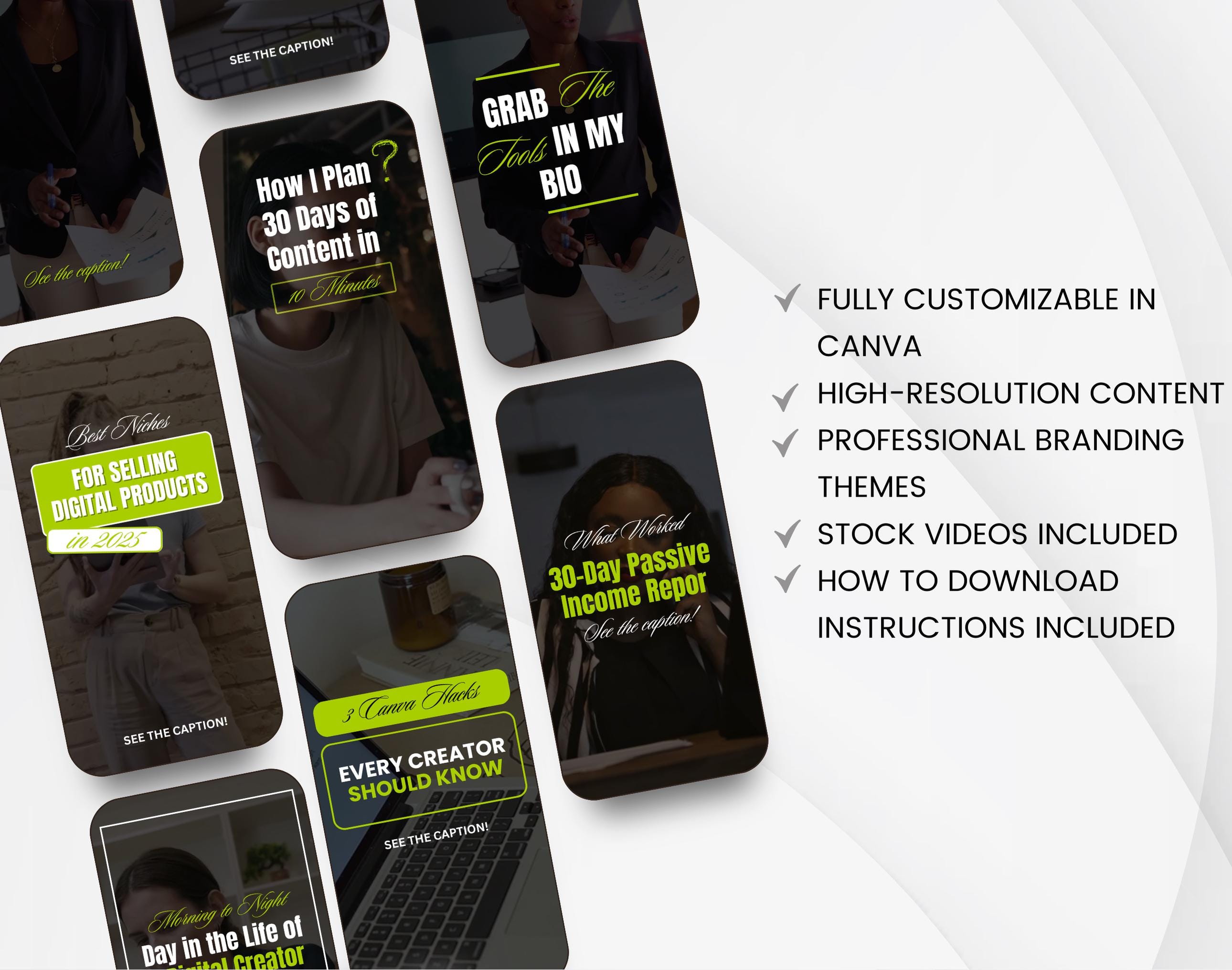 Digital Marketing Read Caption Reels Canva Templates, Social Media ...