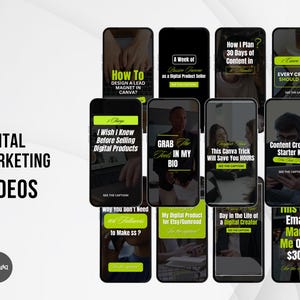 Digital Marketing Read Caption Reels Canva Templates, Social Media ...