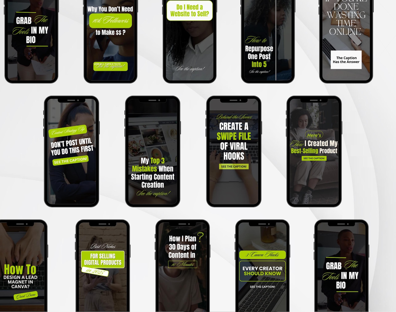 Digital Marketing Read Caption Reels Canva Templates, Social Media ...