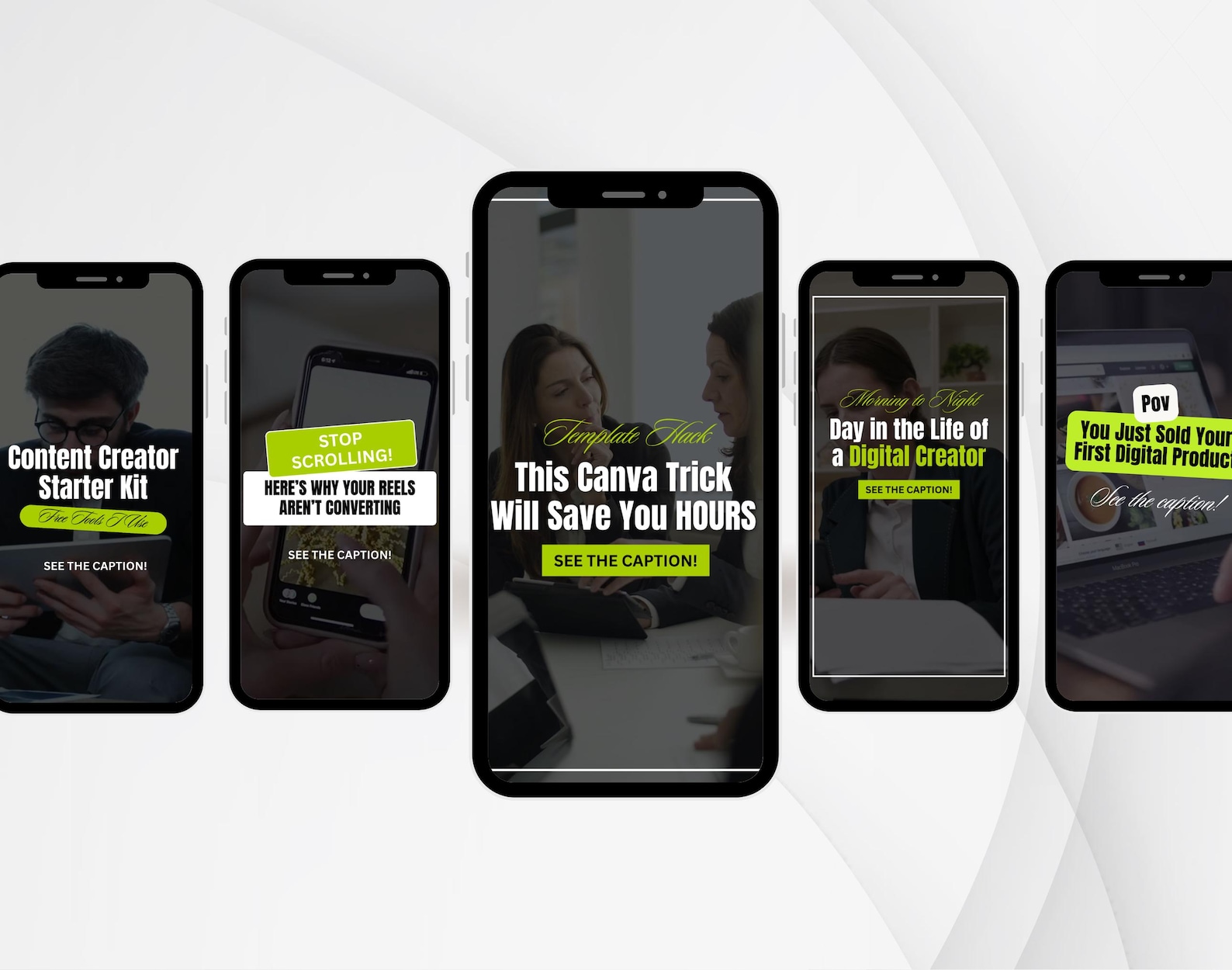 Digital Marketing Read Caption Reels Canva Templates, Social Media ...