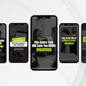Digital Marketing Read Caption Reels Canva Templates, Social Media ...