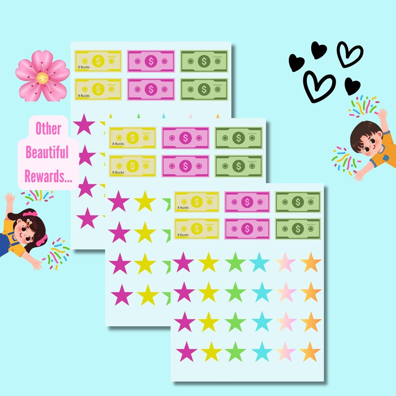 Family Chore Chart| Pocket Money Chart| Weekly Chore Chart| Kids Chore ...