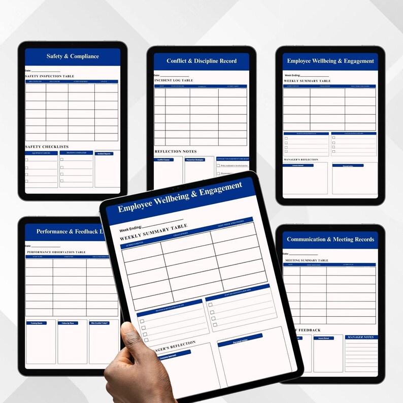 Managerial Checklist Printable | Manager Checklist for Workplace ...