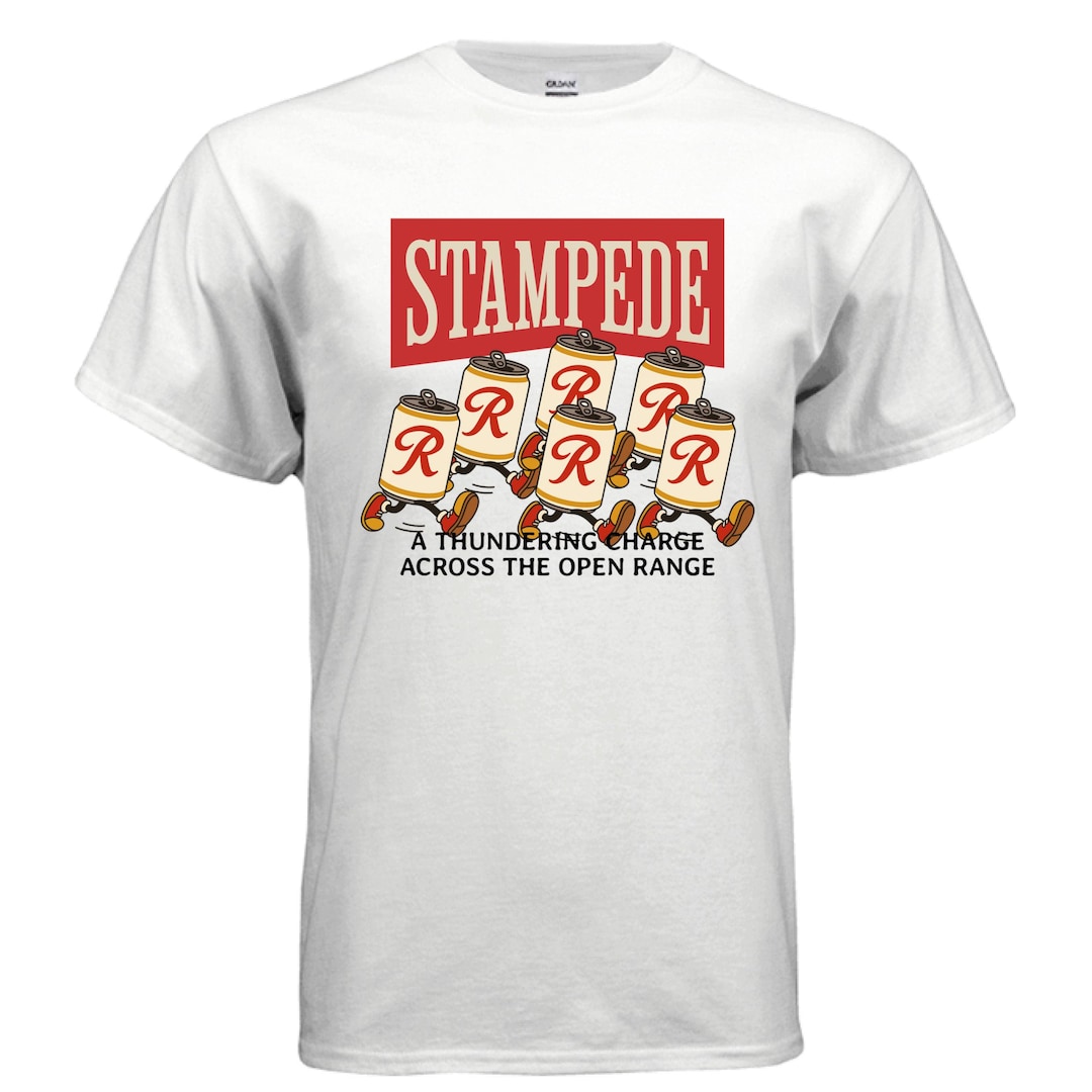Stampede T-shirt – Rainier Running Beer Edition - Etsy