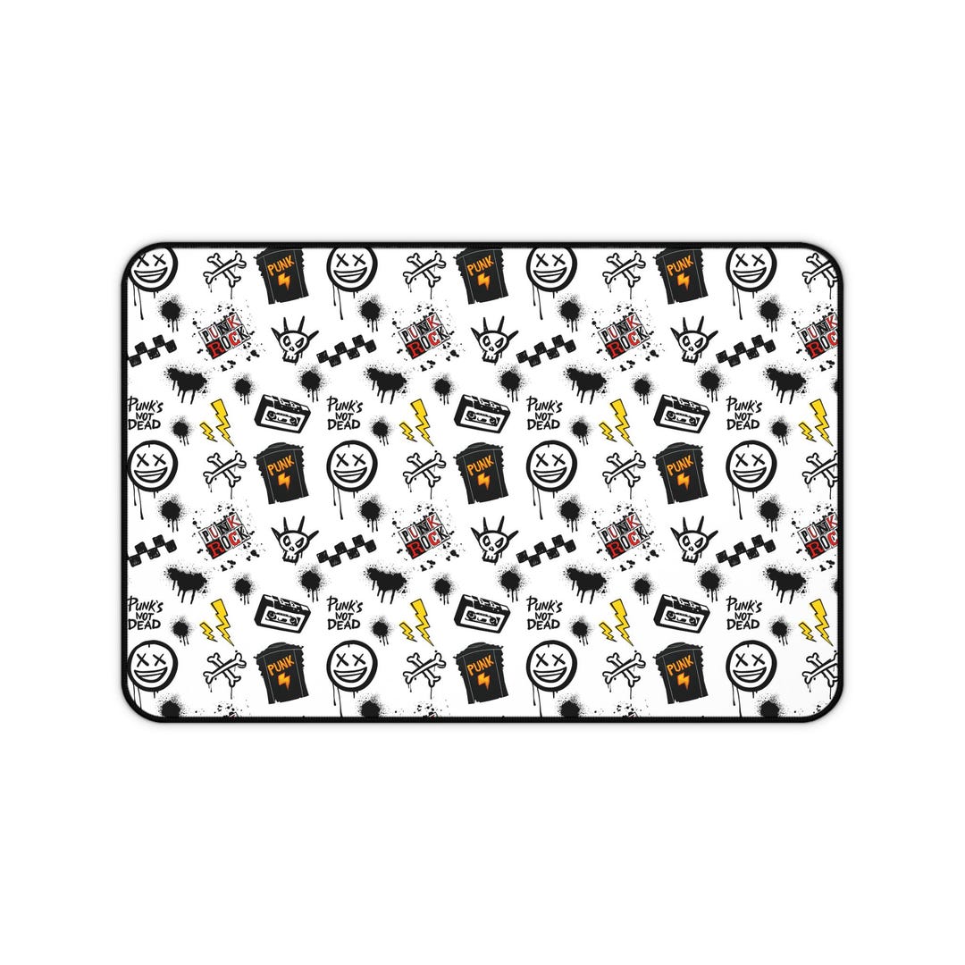 Edgy Punk Rock Desk Mat - Etsy