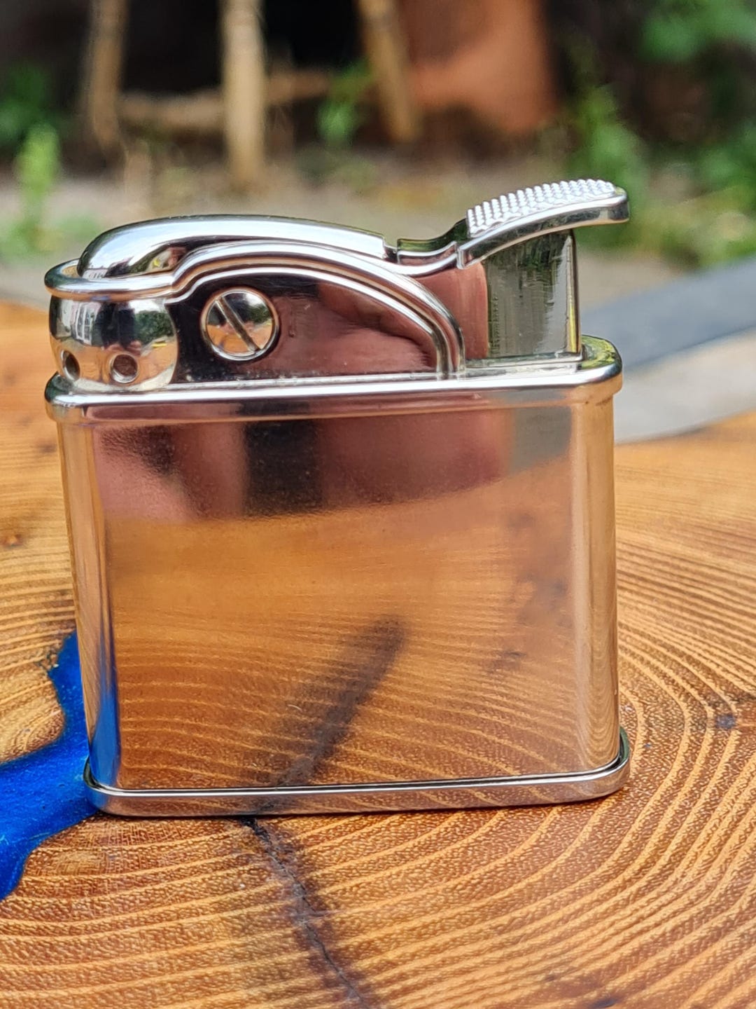 The Vintage Ronson Whale Gas Lighter All Chrome in Excellent Working ...