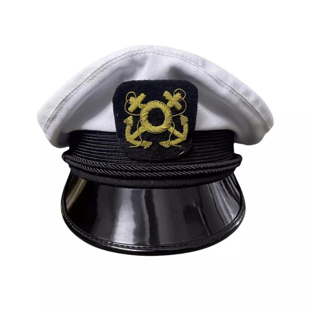 New Lancaster Boat Skipper Yachting Captain Peak Cap – Military Style ...