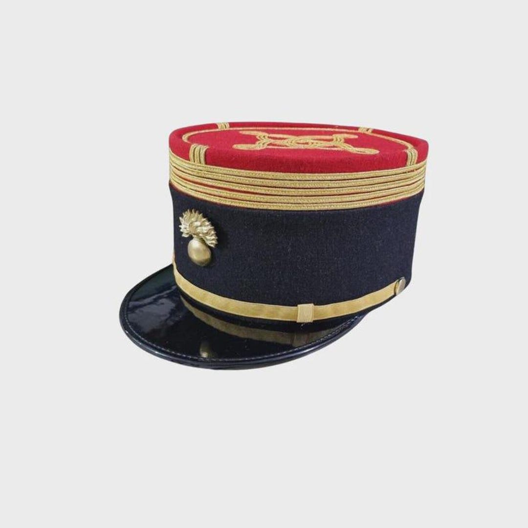 French Officer Kepi | Colonel Rank Military Hat | Historical ...