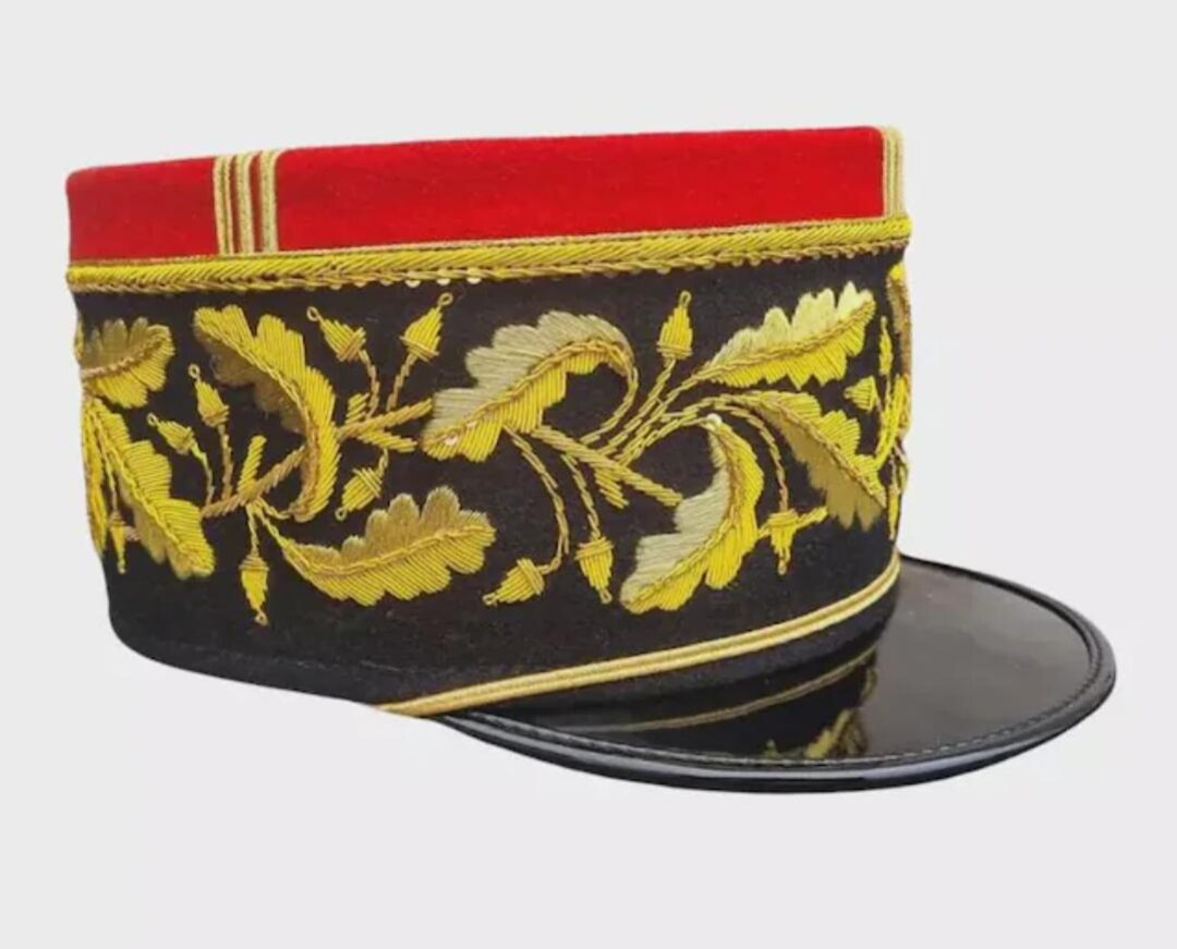 French Admiral General Képi | Military Officer Hat Replica | Ceremonial ...
