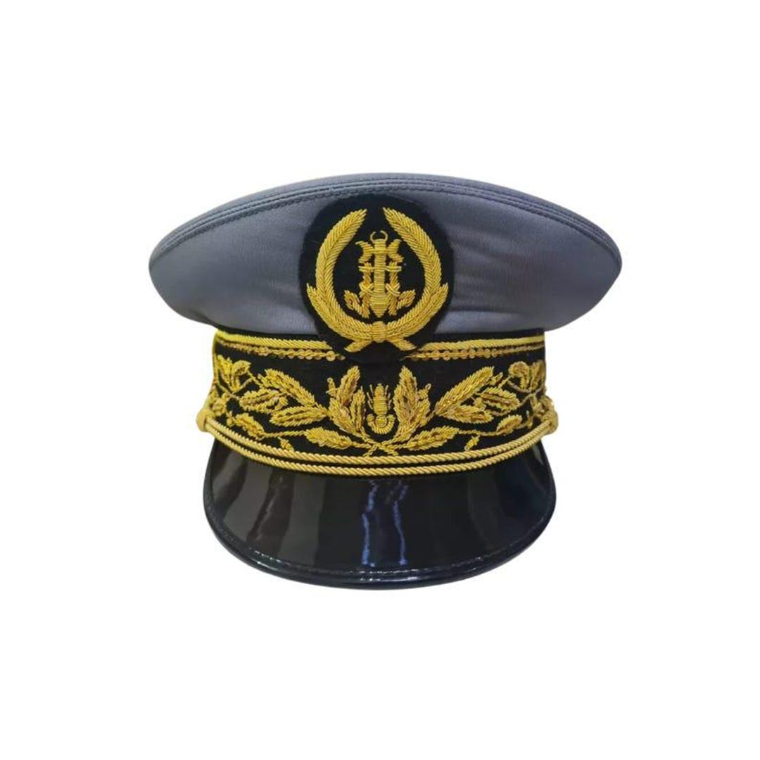 French Merchant Navy Visor Cap Reproduction High Quality Hand ...