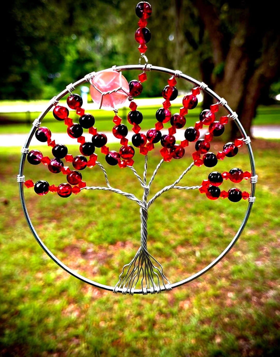 Tree of Life |full Black Moon | Blood Moon | Window Prism | Suncatcher ...