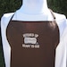 Three Pocket Apron With a Trailer Embroidery Comes in Brown or Green ...