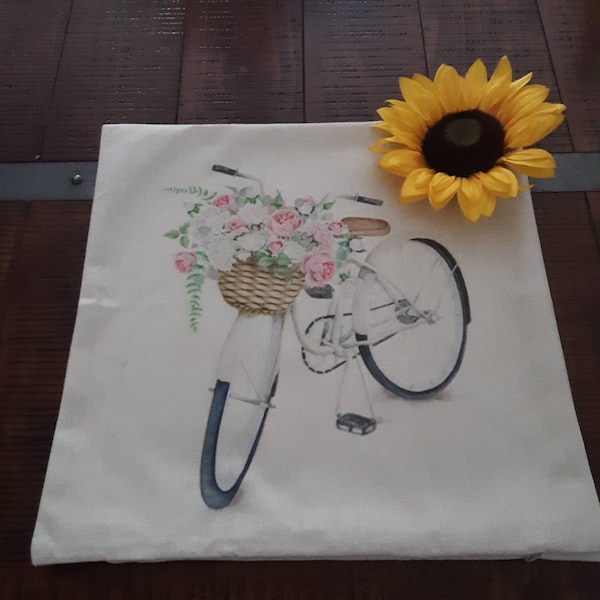 Bicycle Pillow - Etsy