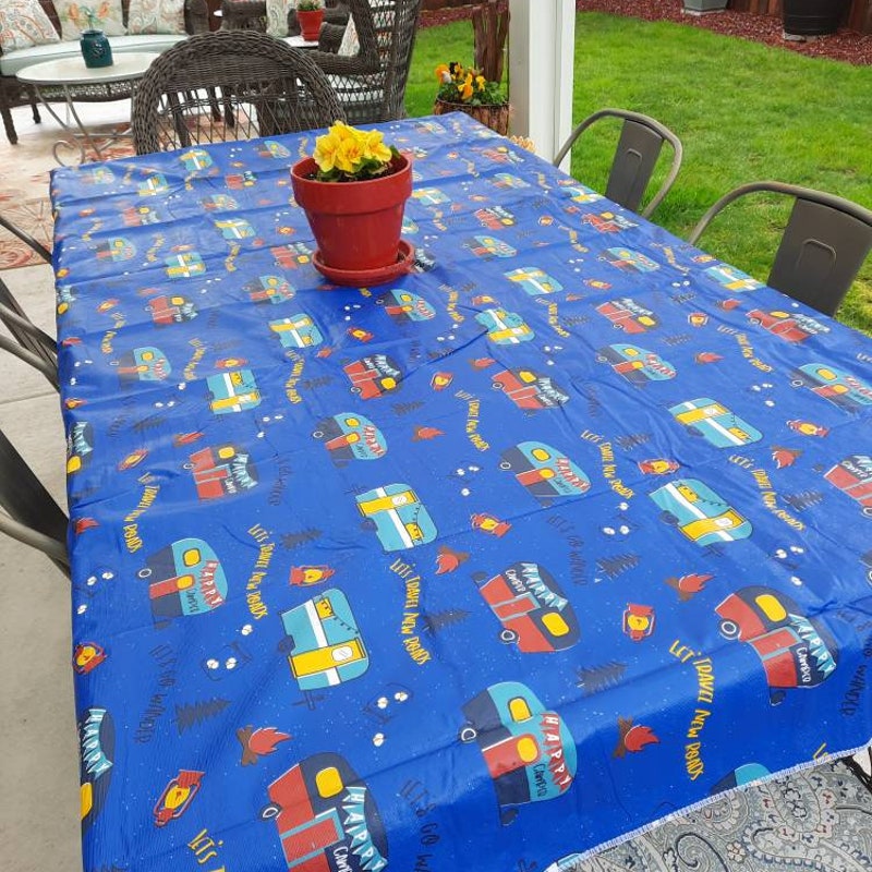 Camping Table Cloth - Etsy