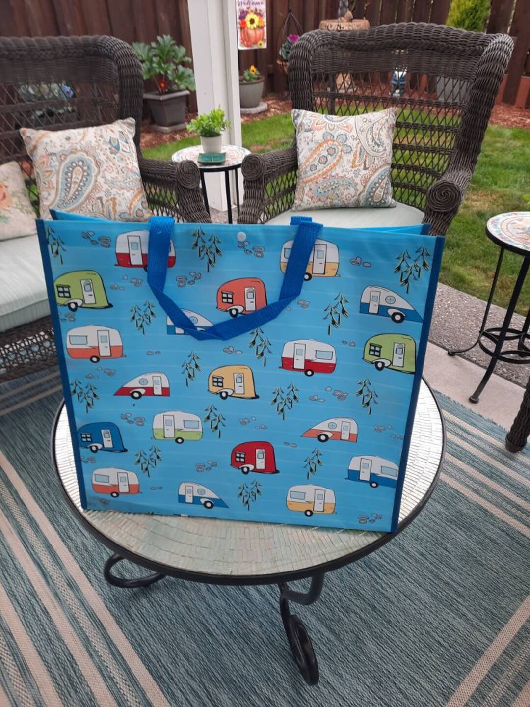 Vintage Trailer Tote Bag - Etsy