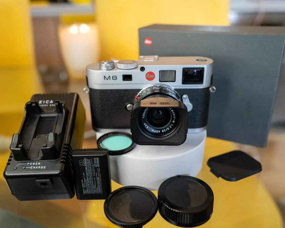 Leica M8 Silver Digital Rangefinder Camera - Etsy