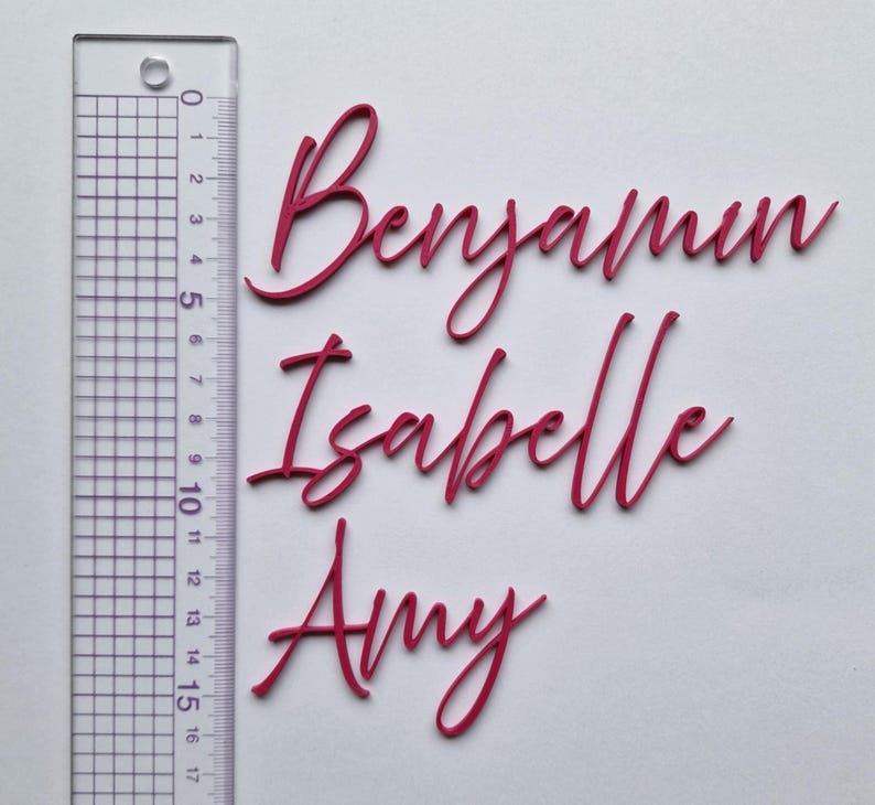 Personalized 3D Printed Place Names: Wedding Party Favors - Etsy