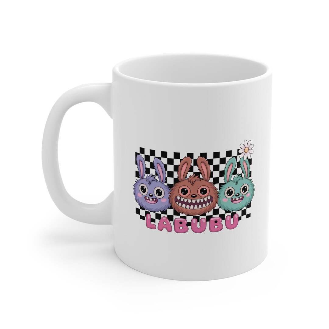 Labubu Cute Cartoon Mug With Labubu Design, Whimsical Gift for Animal ...