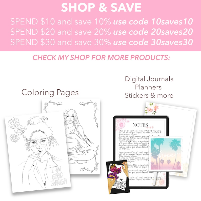 Woman Illustration Printable Coloring Page Portrait Wild & - Etsy