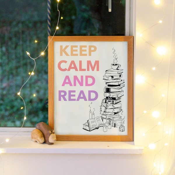 Keep Calm Art Print - Etsy