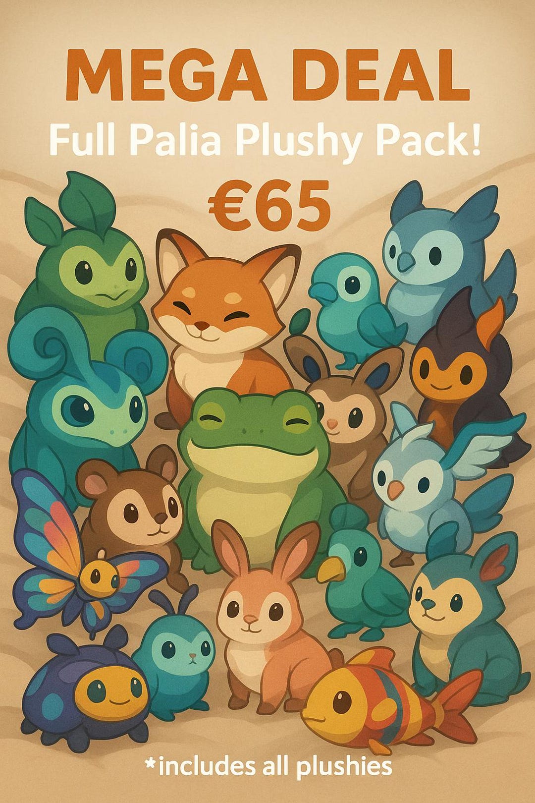 Palia Plushie Mega Pack | All Plushies, Customizable - Etsy Canada