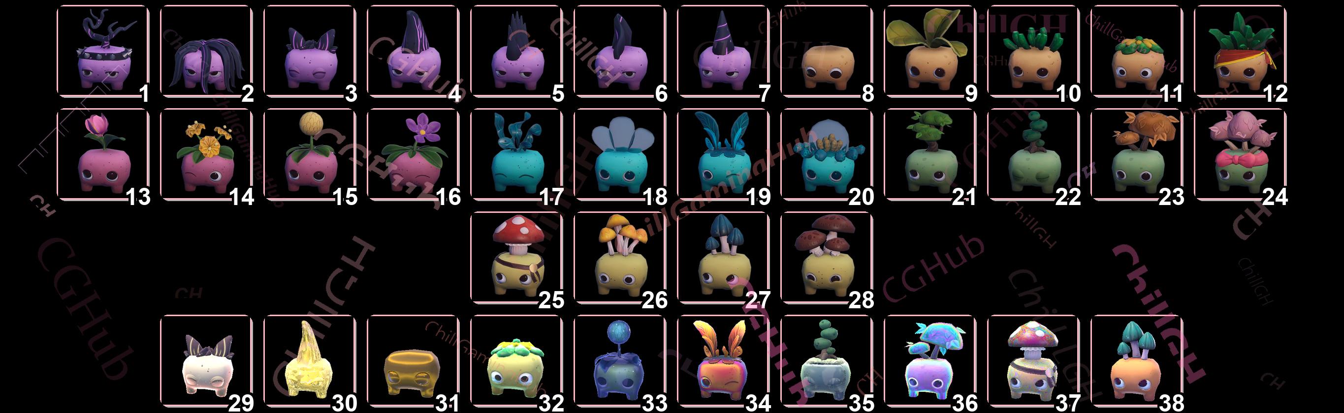 Palia Plushies | Custom Choice, All In-game Plushies (6)| New Mushroom ...
