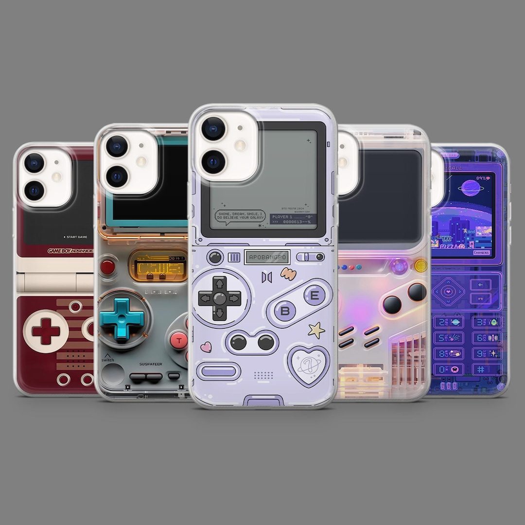 Retro Console Phone Case Vintage Game 80s Tech Cover for iPhone 16,15 ...