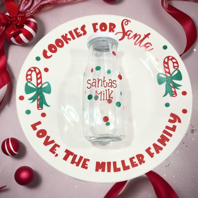 Santa Mugs and Cookie Jar - Etsy