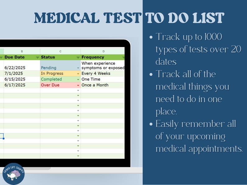Lab Results Tracker, Emergency Binder, Vital Signs, Caregiver Checklist ...