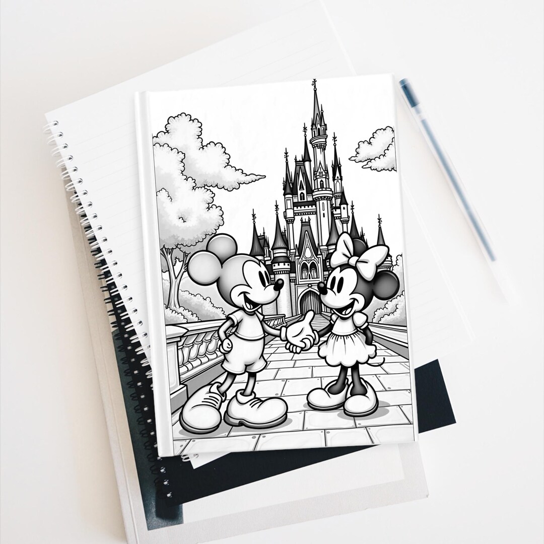 Mickey and Minnie Disney Character Autograph Signature Book - Etsy