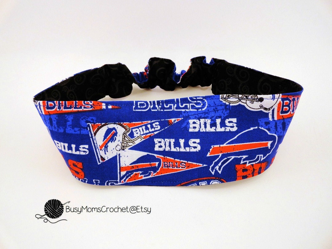 Handmade Buffalo Inspired Reversible Fabric Headband, Team Spirit ...