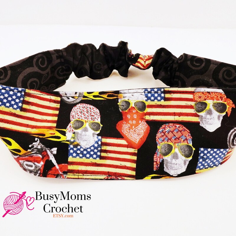 Biker Headband - Etsy