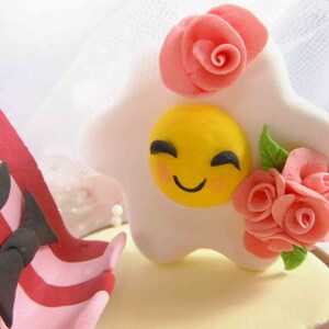 Foody Wedding Cake Topper--best Match Love Couple (bacon & Egg) With ...