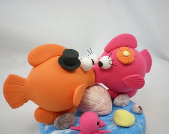 Fish Cake Topper - Etsy