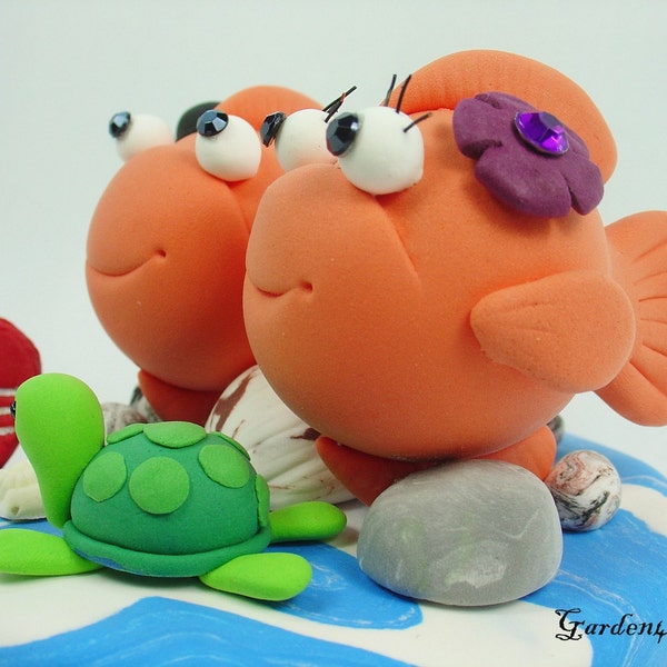 Fish Cake Topper - Etsy