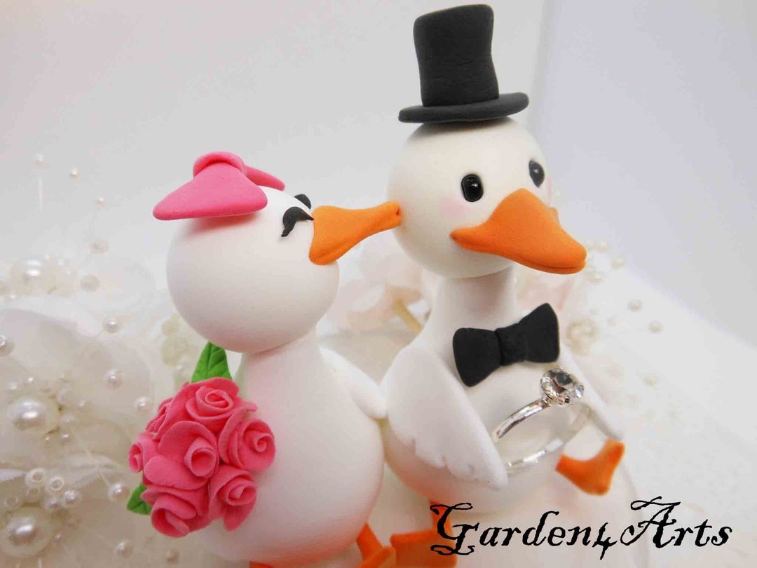 Customize Accessories Color Sweet Goose Wedding Cake Topper - Sweet ...