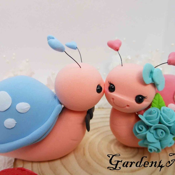 Snail Wedding Cake Topper - Etsy