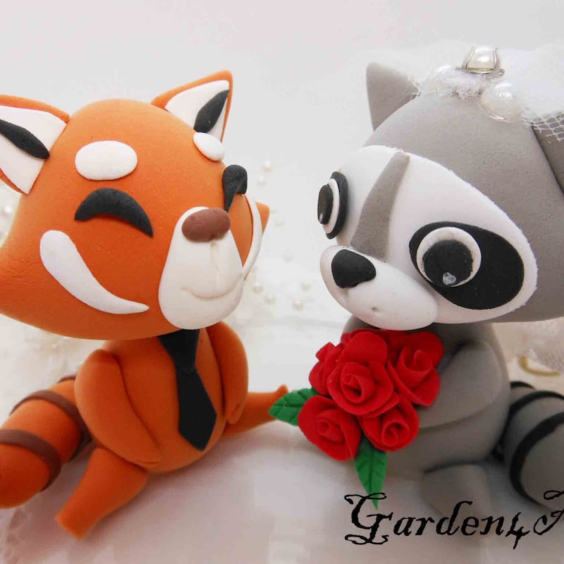 Raccoon Cake Topper - Etsy