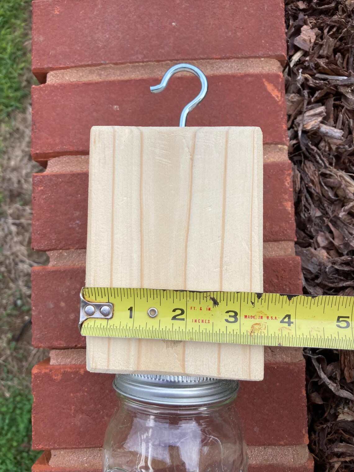 Complete (1) Handmade Carpenter Bee Traps Soft Untreated Pine Boring ...