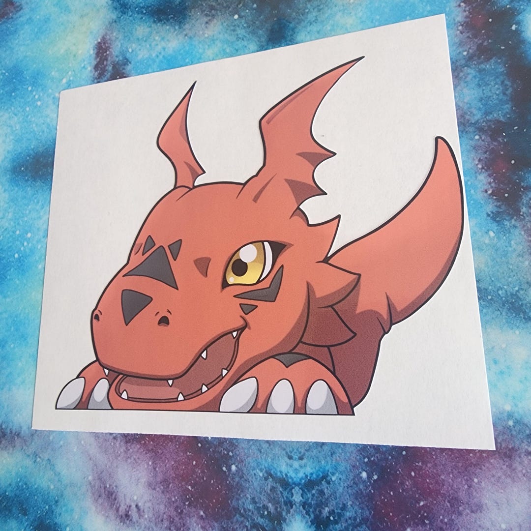 Digi Dino - Peeker Decal Sticker Vinyl - Waterproof & Weatherproof ...