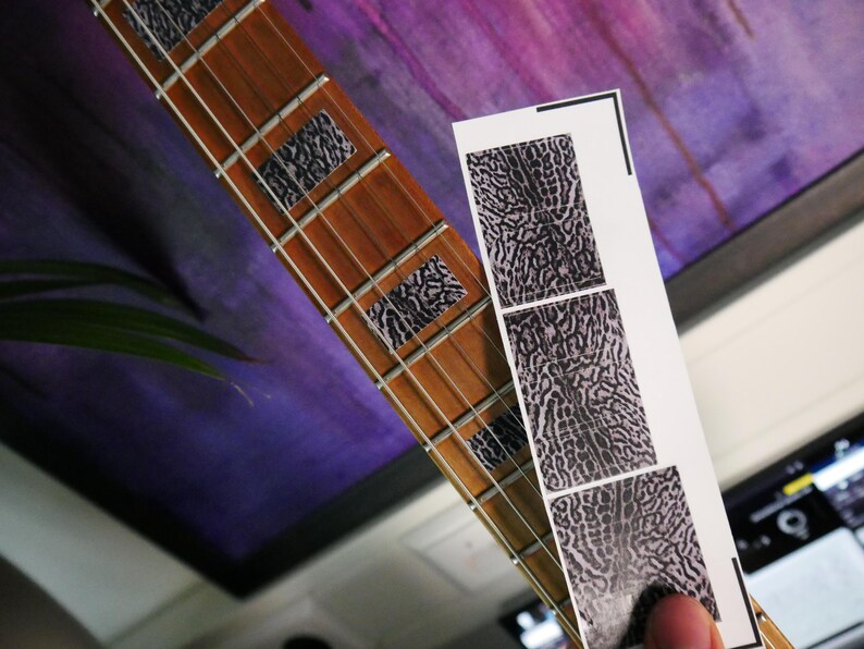Guitar Inlay Sticker - Etsy
