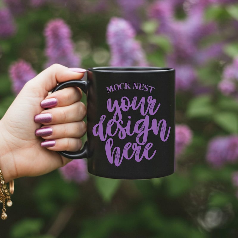 Lilac Mug - Etsy