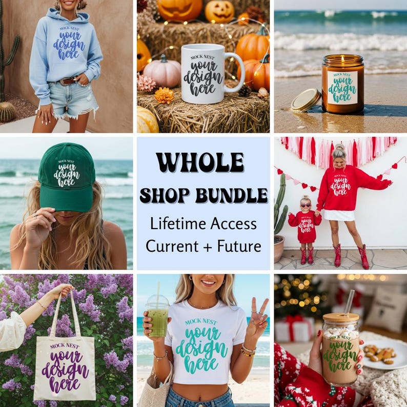 WHOLE SHOP Bundle Full Access Mock-ups Bundle G5000 Lifetime Access CC ...