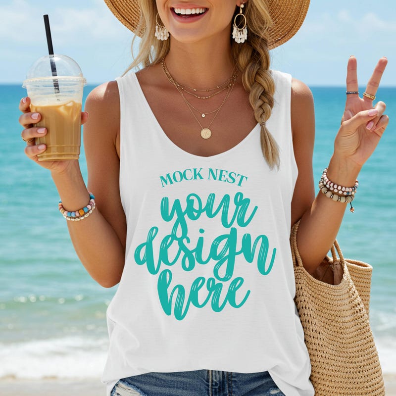 1533 Tank White - Etsy