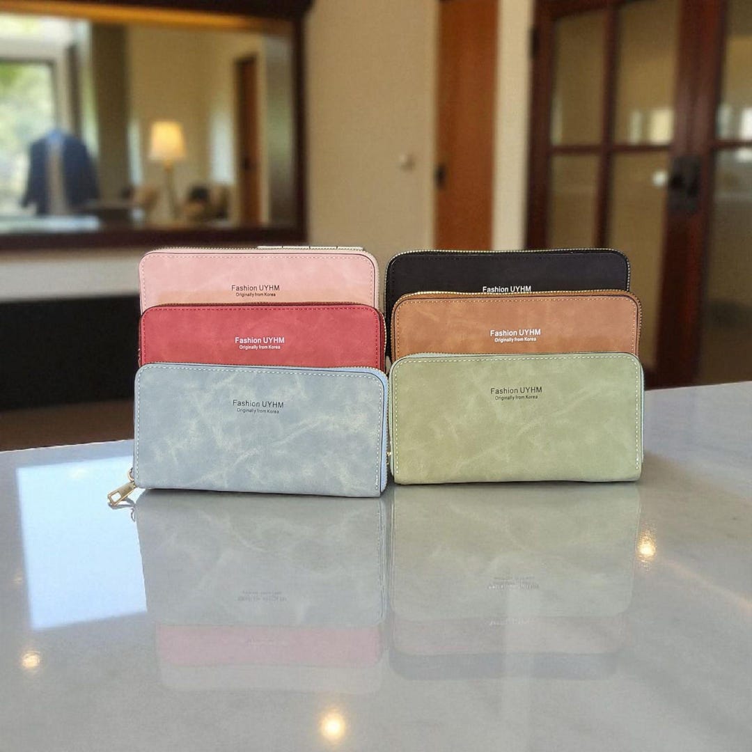 Luxury Long Zipper Clutch Wallet - Etsy