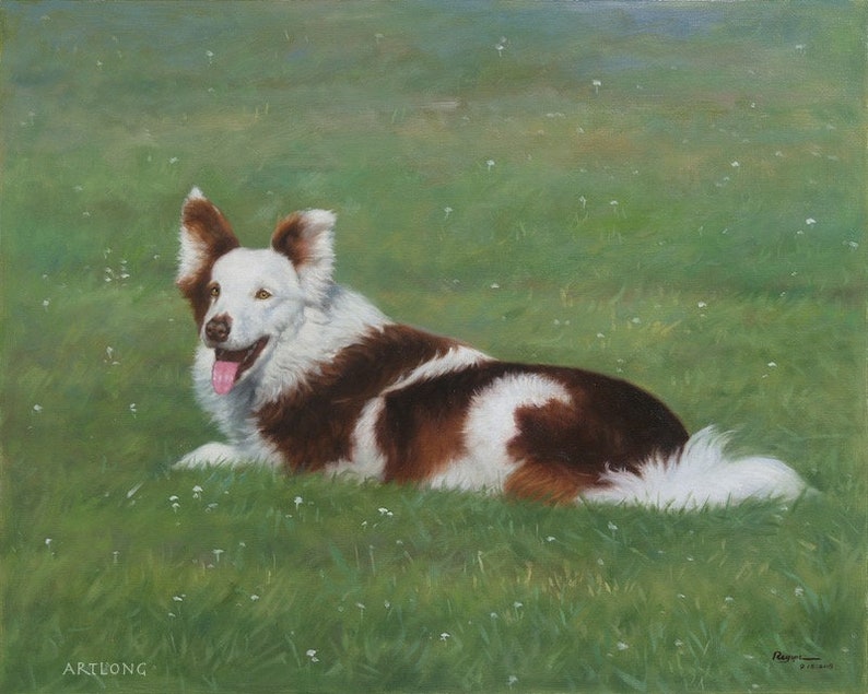 Custom Pet Portrait from Photo Photo into Oil Painting | Etsy