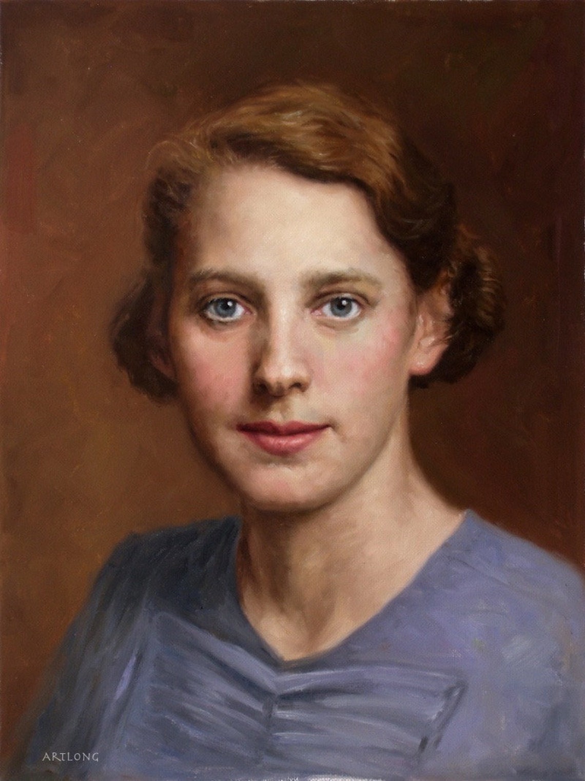 Custom Portrait Painting From Old Photo Faded Photo to Oil - Etsy