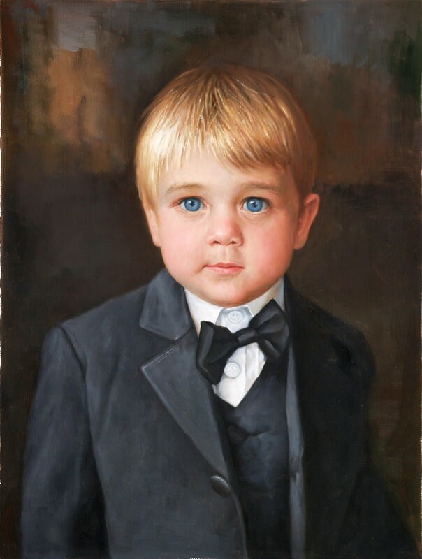 Custom Kid Portrait Painting From Photo Turn Photo Into Oil - Etsy