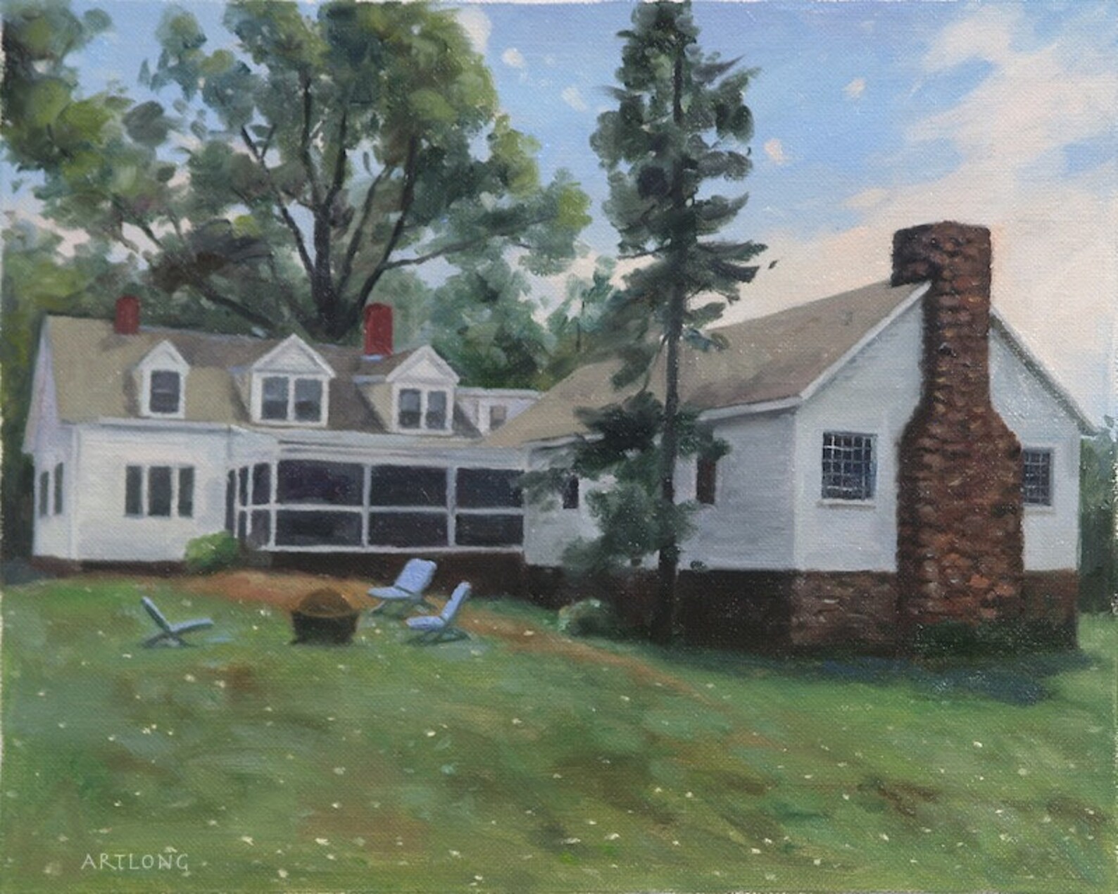 Custom House Painting From Photo Turn Photo Into Landscape - Etsy