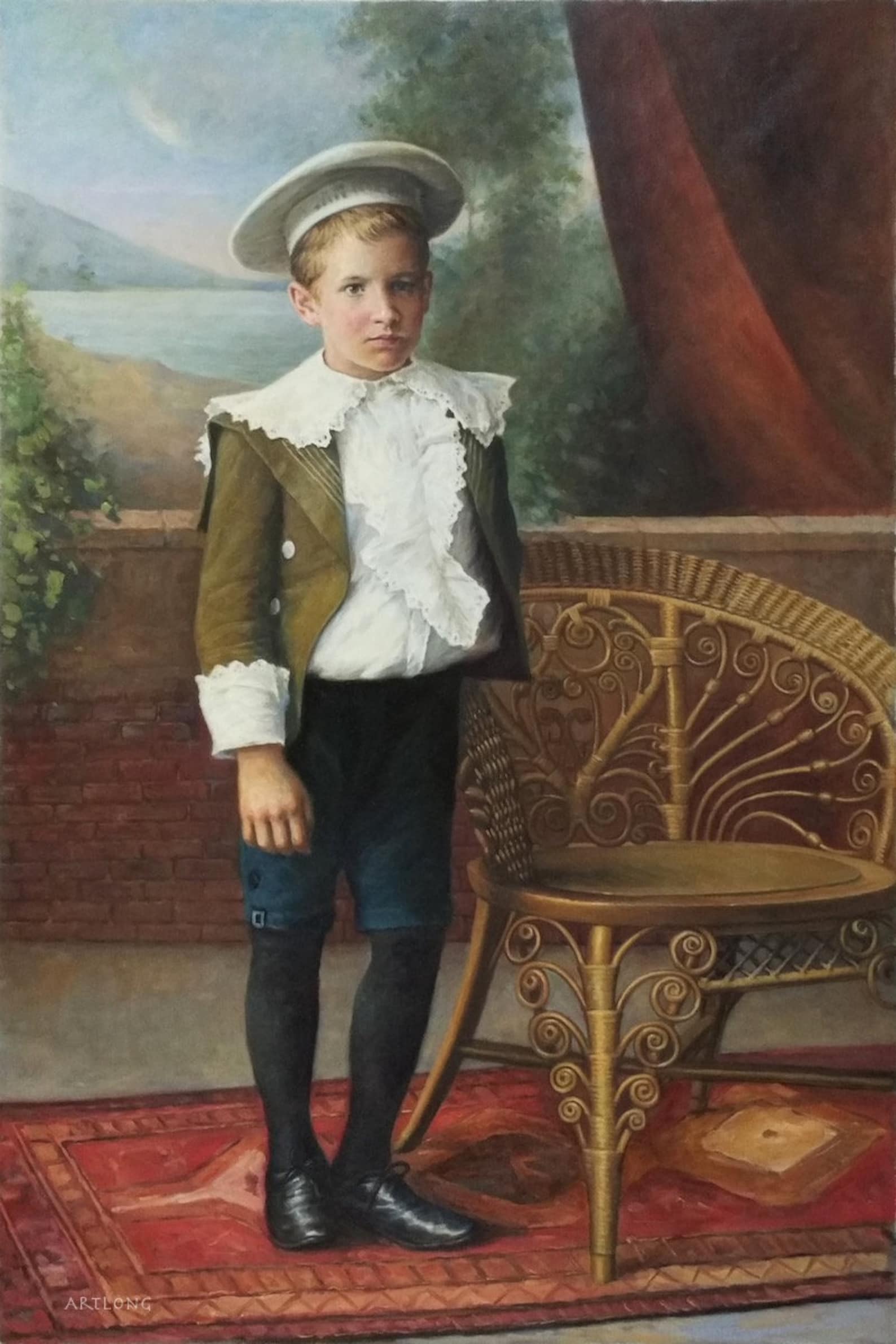 Custom Portrait Painting From Old Photo, Faded Photo to Oil Painting ...